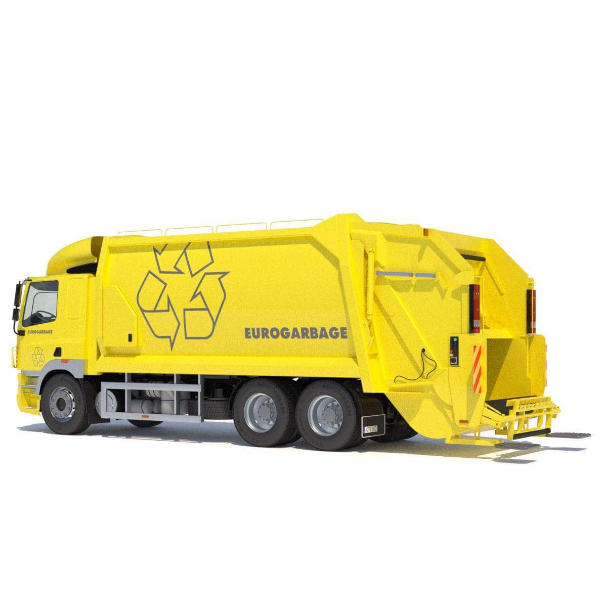 DAF CF 85 Garbage Truck - 3D Model by ArqArt