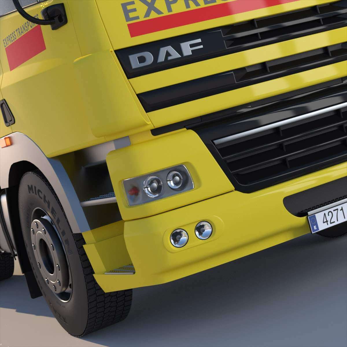 DAF CF Car Transporter - 3D Model by ArqArt