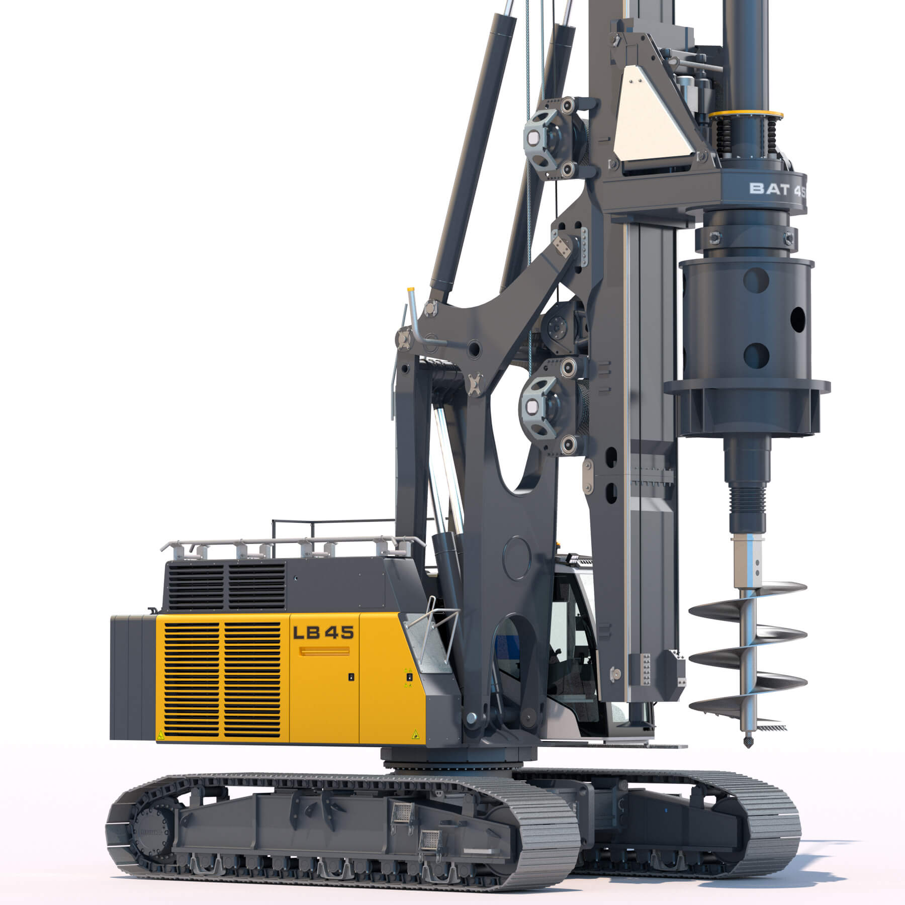 Drilling Rig Liebherr LB45 - 3D Model by ArqArt