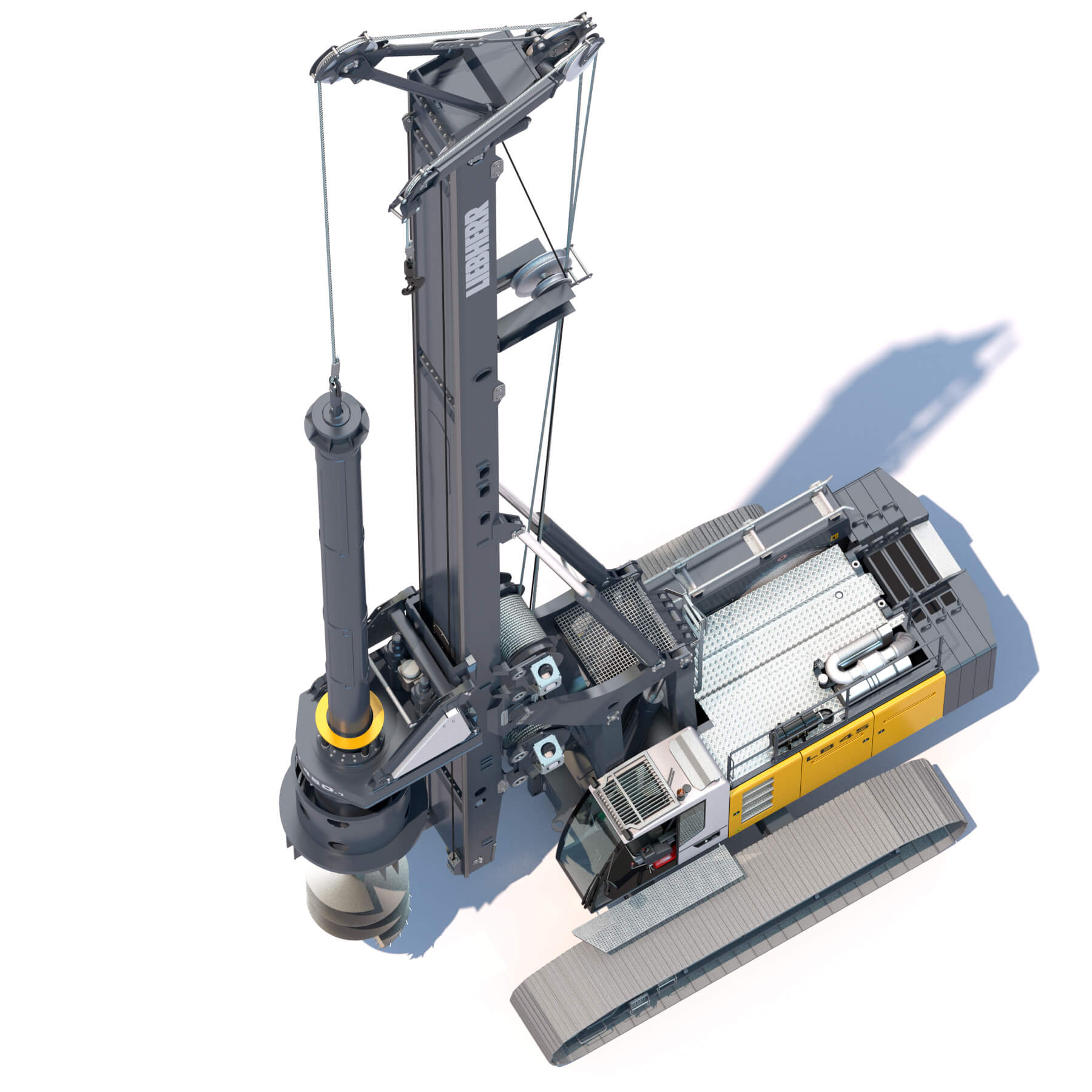 Drilling Rig Liebherr LB45 - 3D Model by ArqArt