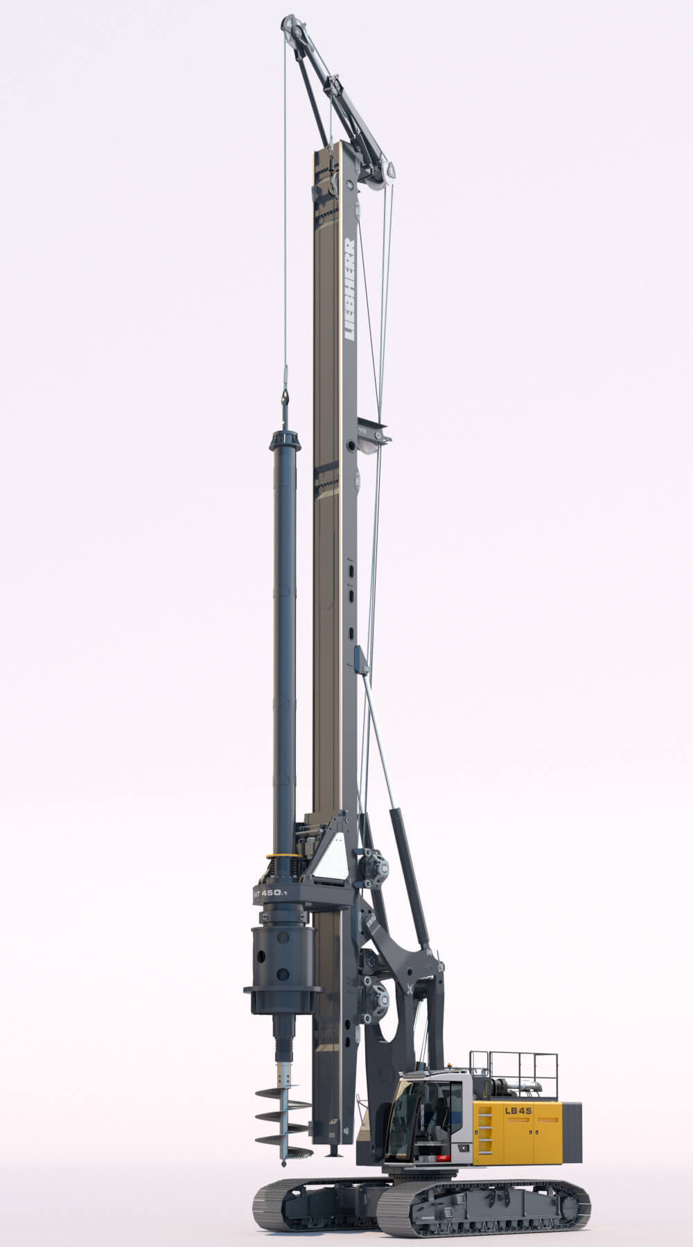 Drilling Rig Liebherr LB45 - 3D Model by ArqArt