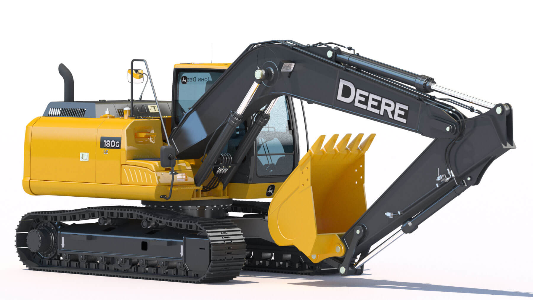 Excavator Deere 180G - 3D Model by ArqArt