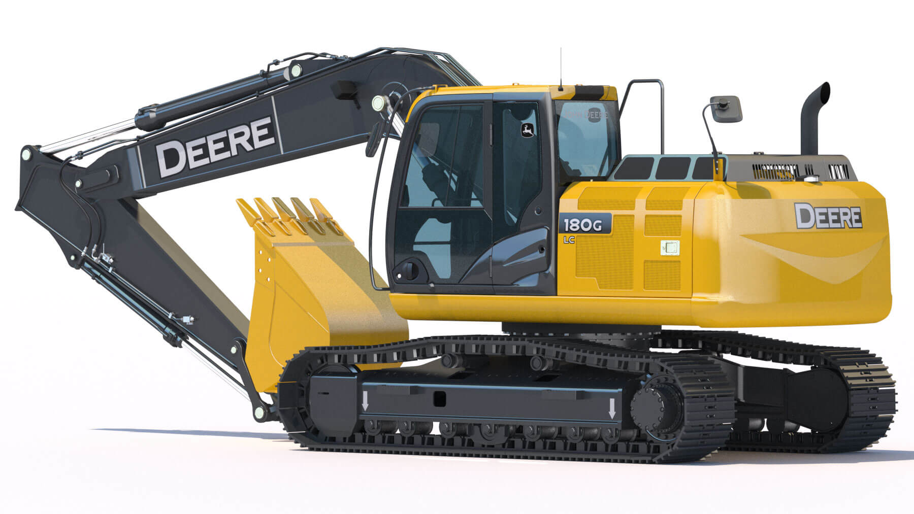 Excavator Deere 180G - 3D Model by ArqArt