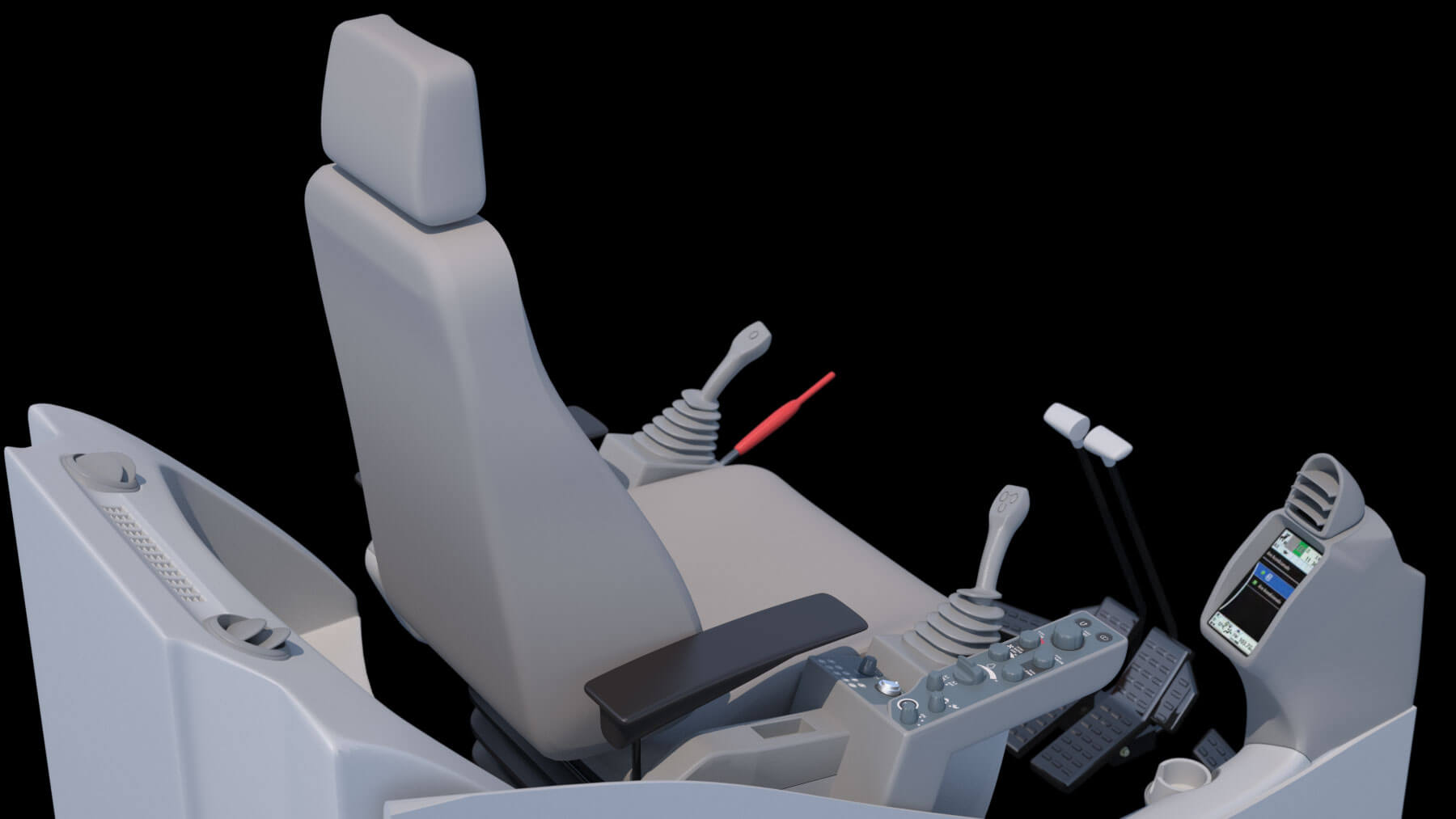 Excavator Deere 180G - 3D Model by ArqArt