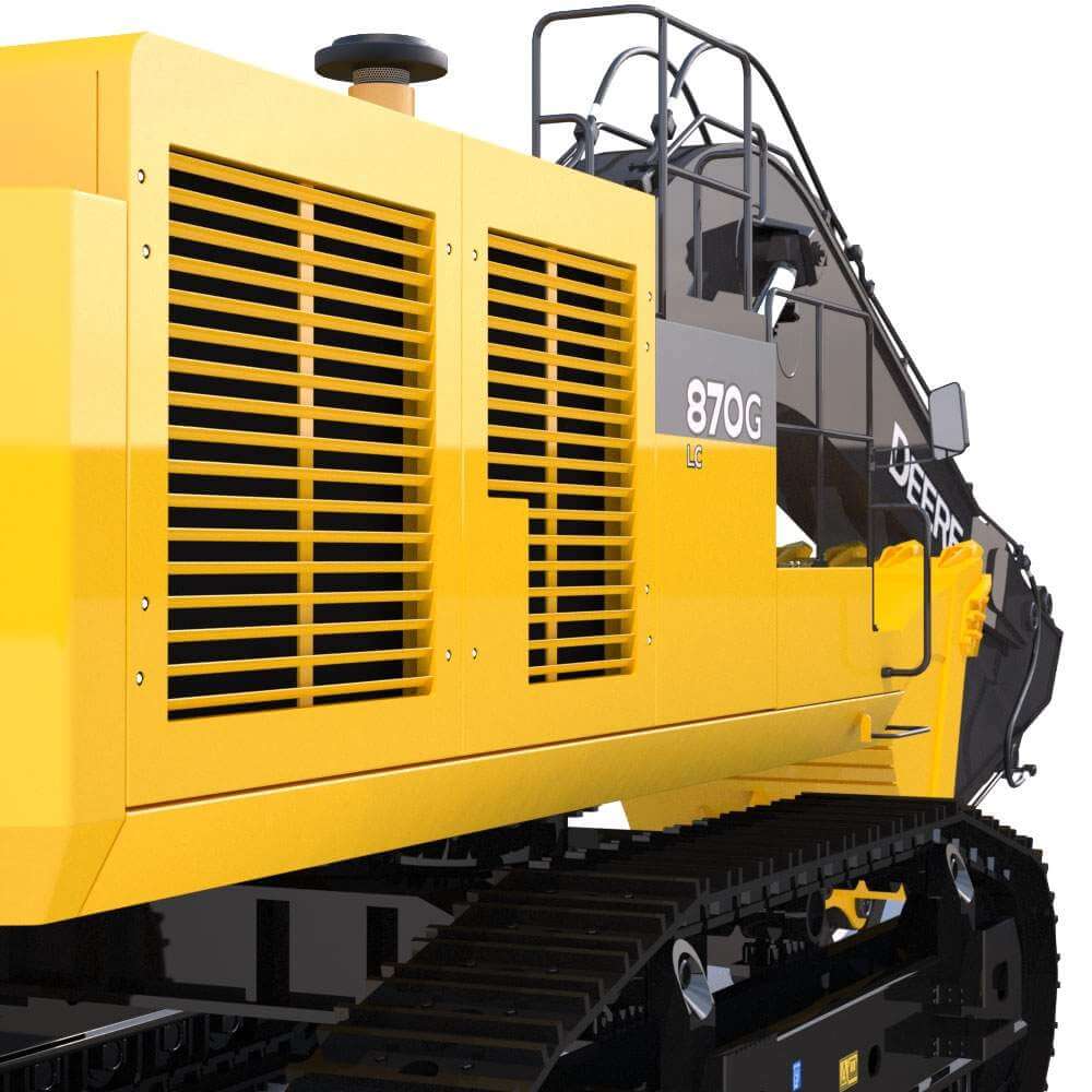 Deere 870G Excavator - 3D Model by ArqArt