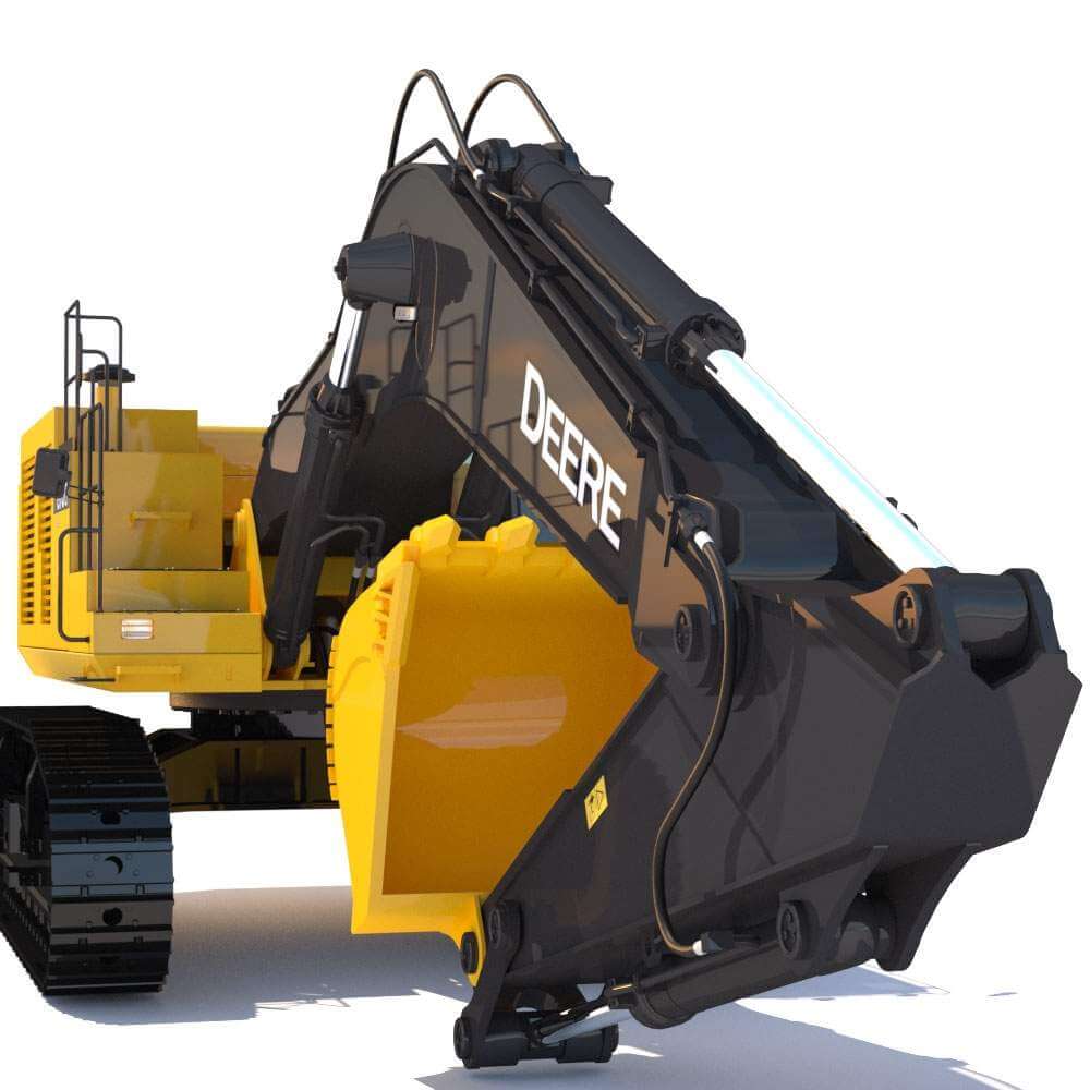 Deere 870G Excavator - 3D Model by ArqArt