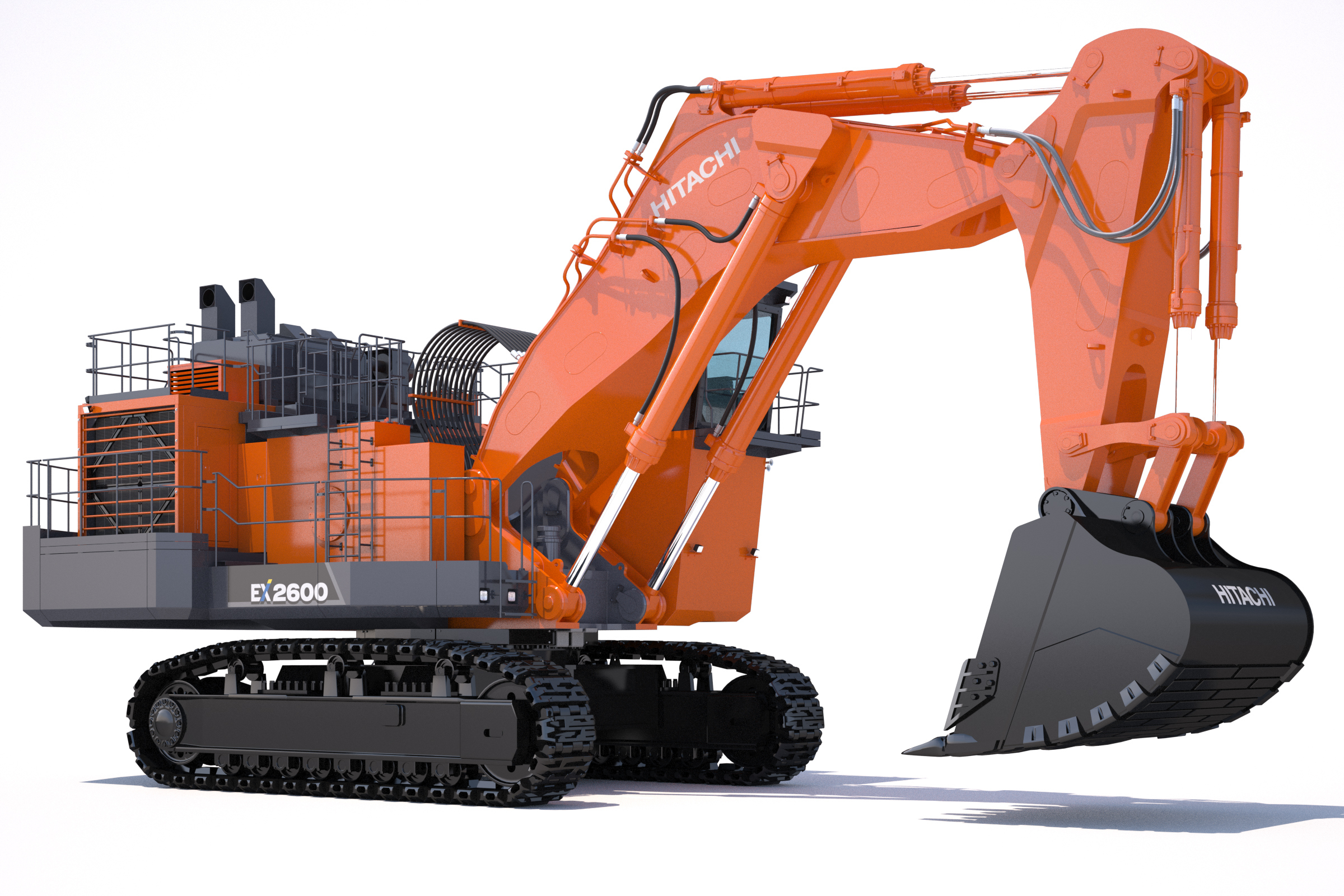 Excavator Hitachi Ex2600-7 3D Model by ArqArt