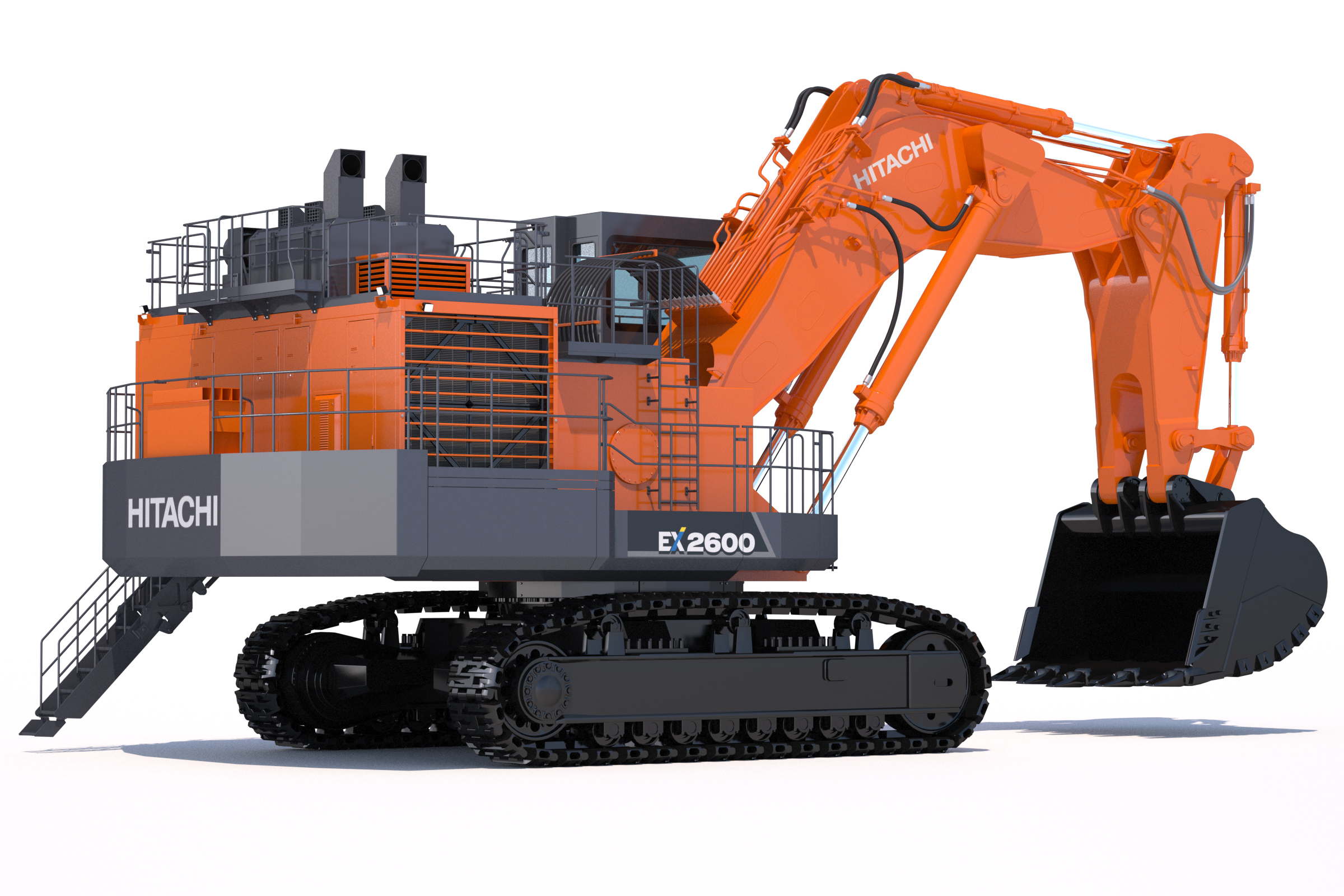 Excavator Hitachi Ex2600-7 3D Model by ArqArt
