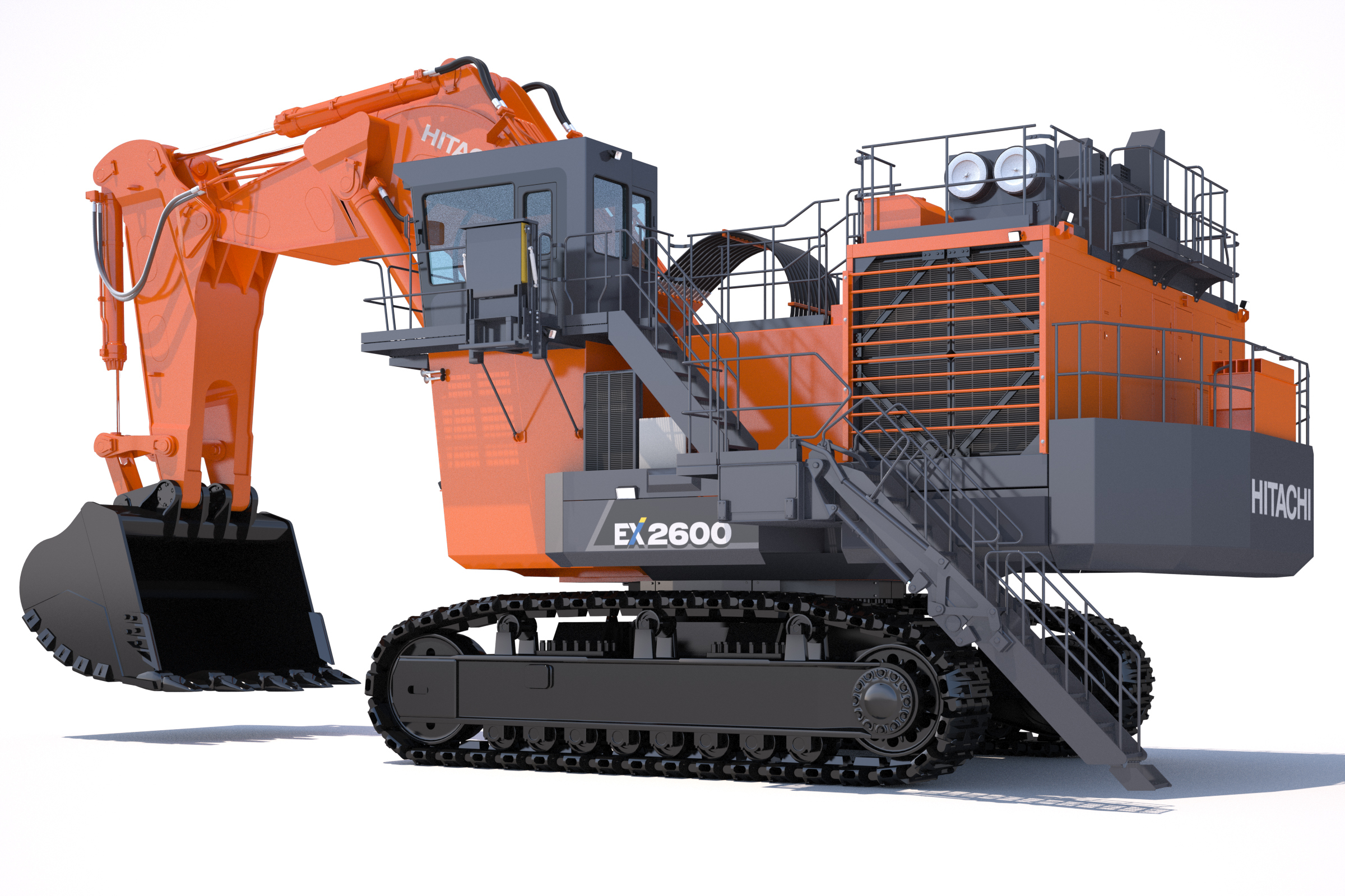 Excavator Hitachi Ex2600-7 3D Model by ArqArt