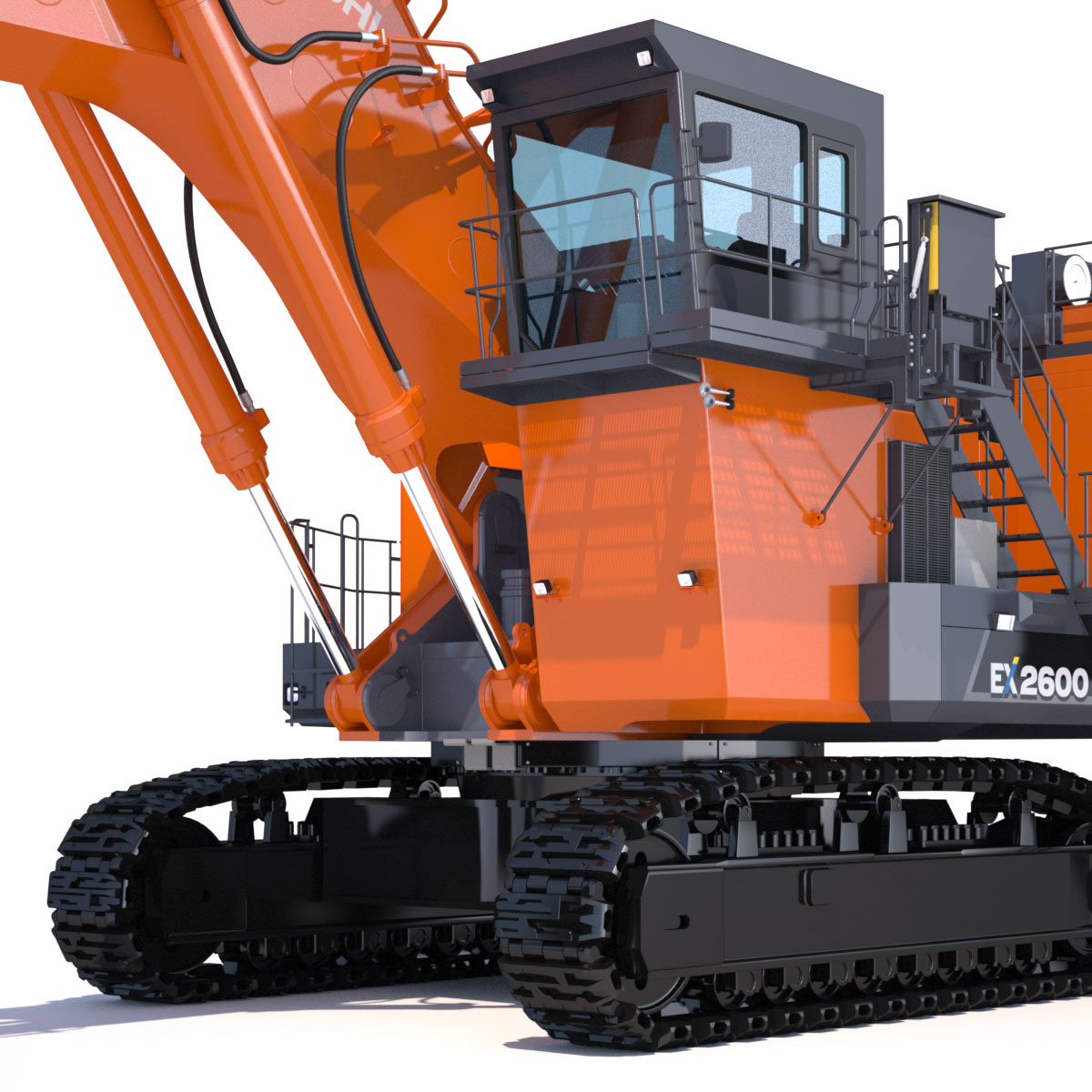 Excavator Hitachi Ex2600-7 3D Model by ArqArt