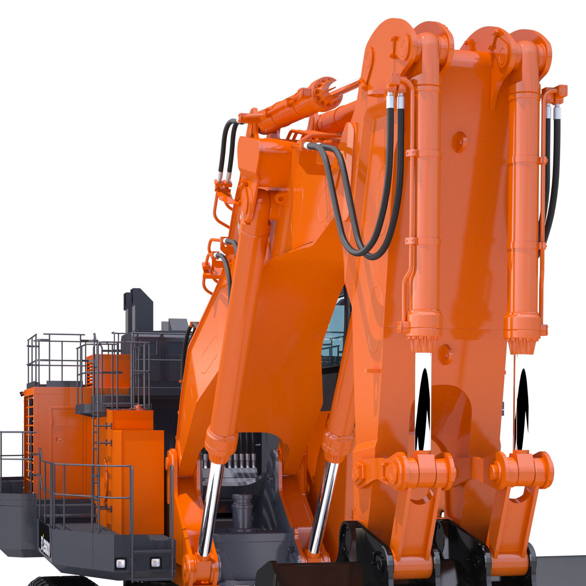 Excavator Hitachi Ex2600-7 3D Model by ArqArt