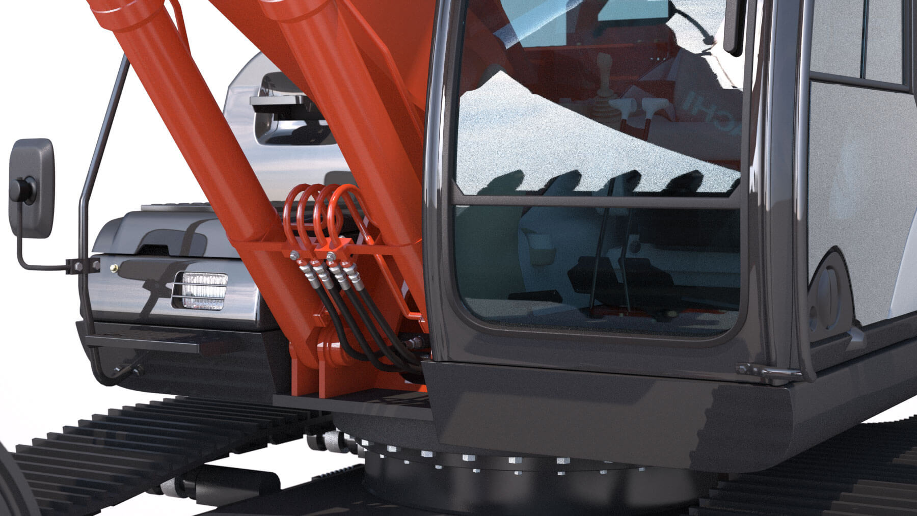 Excavator Hitachi Zaxis ZX180 LC - 3D Model by ArqArt