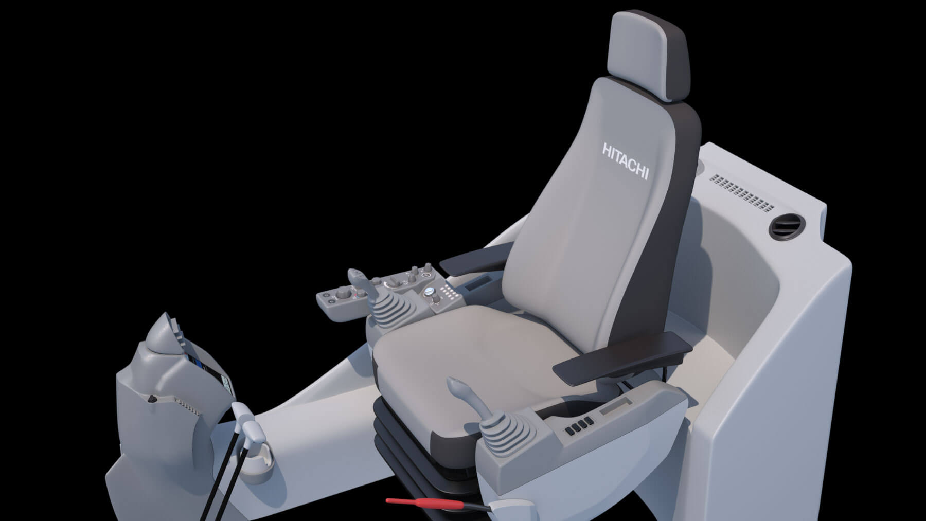 Excavator Hitachi Zaxis ZX180 LC - 3D Model by ArqArt