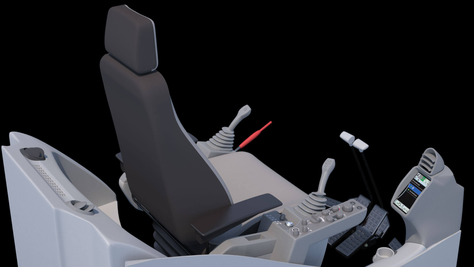 Excavator Hitachi Zaxis ZX180 LC - 3D Model by ArqArt