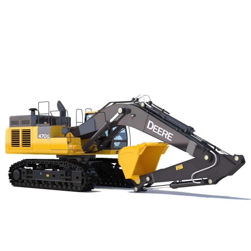 John Deere 470G Excavator - 3D Model by ArqArt