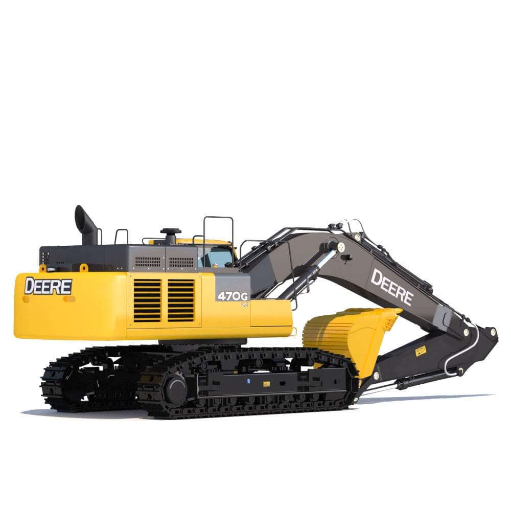 John Deere 470G Excavator - 3D Model by ArqArt