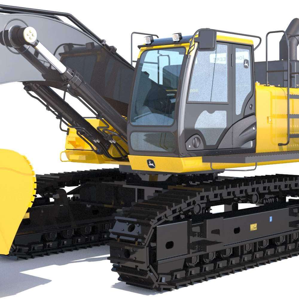 John Deere 470G Excavator - 3D Model by ArqArt