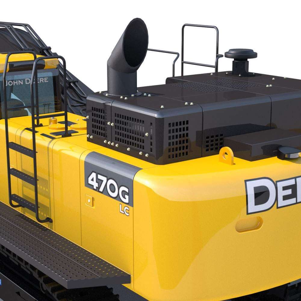 John Deere 470G Excavator - 3D Model by ArqArt
