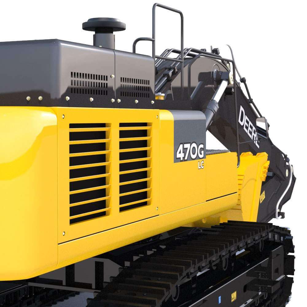 John Deere 470G Excavator - 3D Model by ArqArt