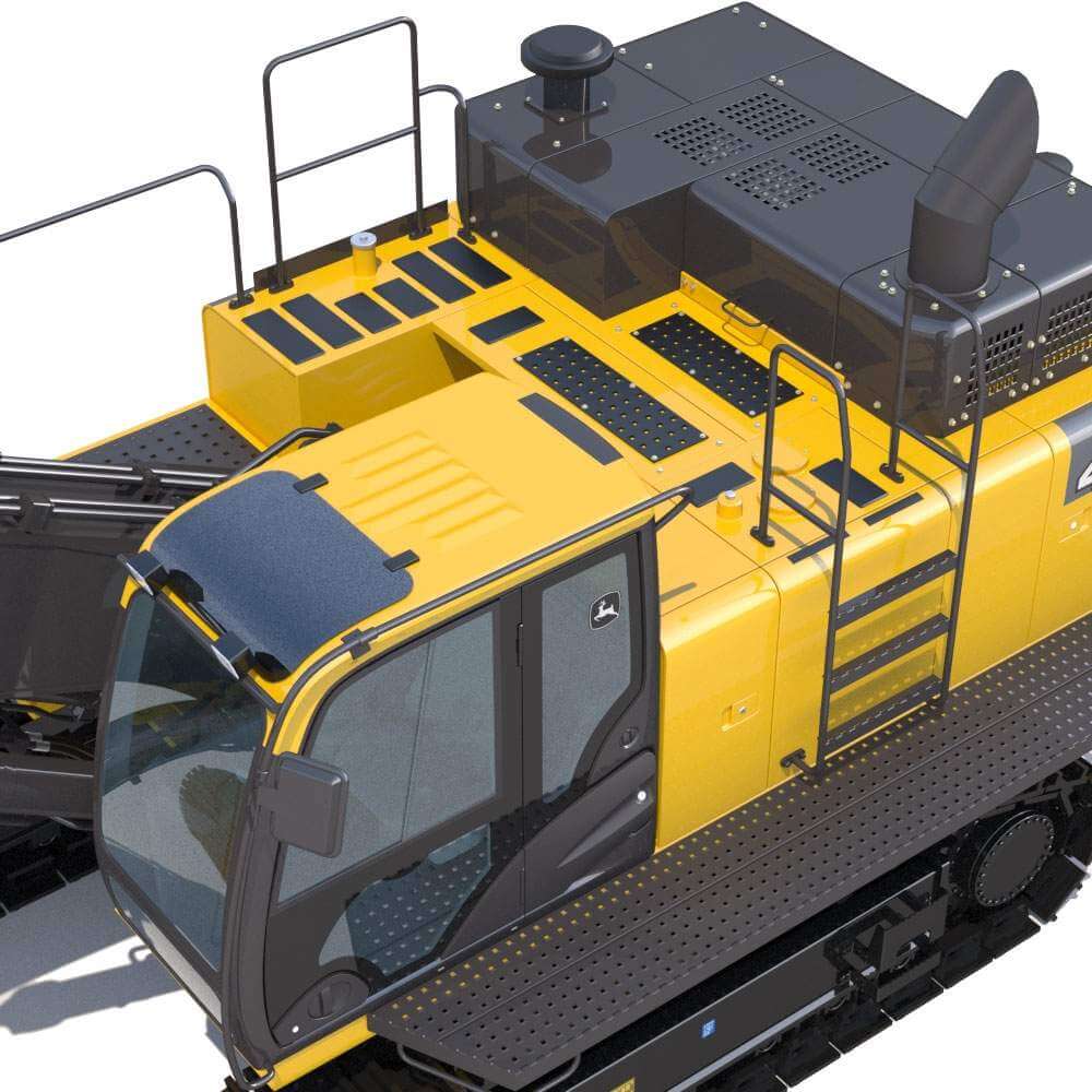 John Deere 470G Excavator - 3D Model by ArqArt