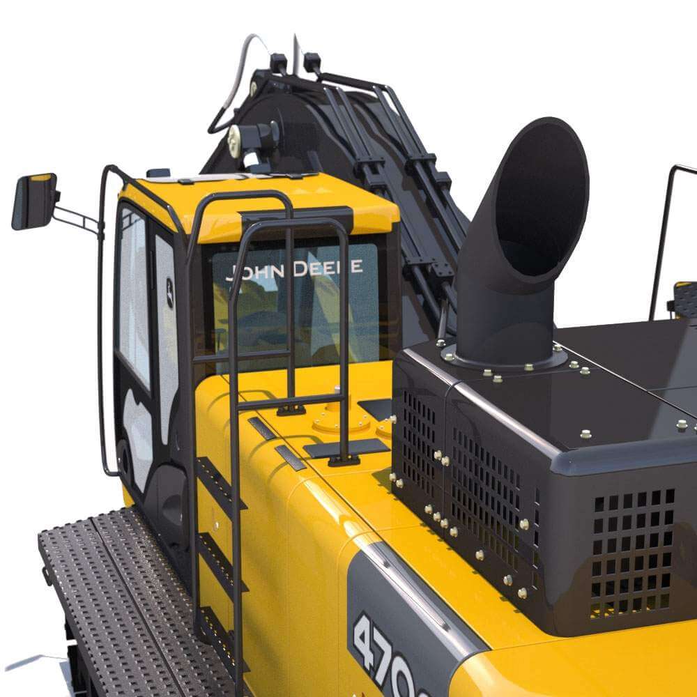 John Deere 470G Excavator - 3D Model by ArqArt