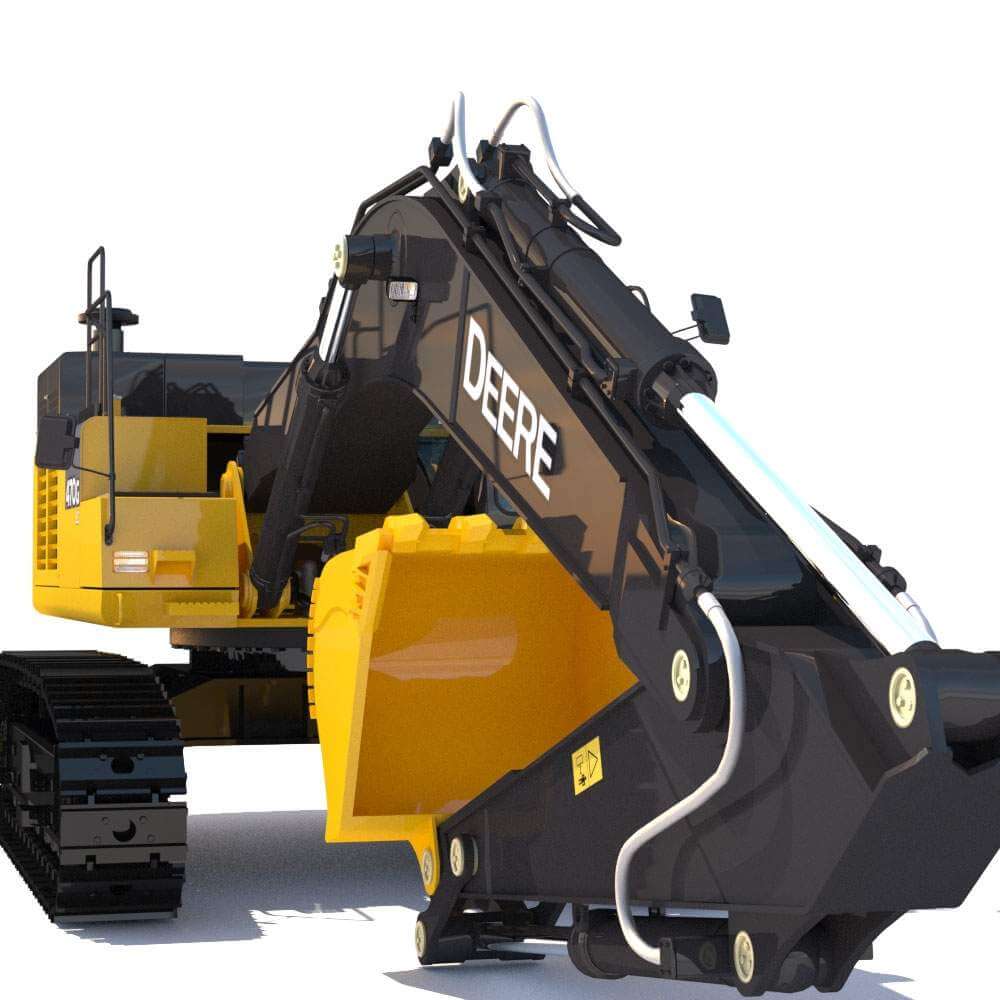 John Deere 470G Excavator - 3D Model by ArqArt