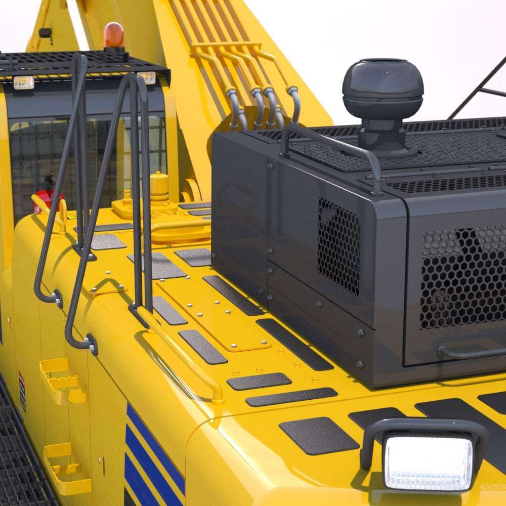Komatsu PC800 Excavator - 3D Model by ArqArt