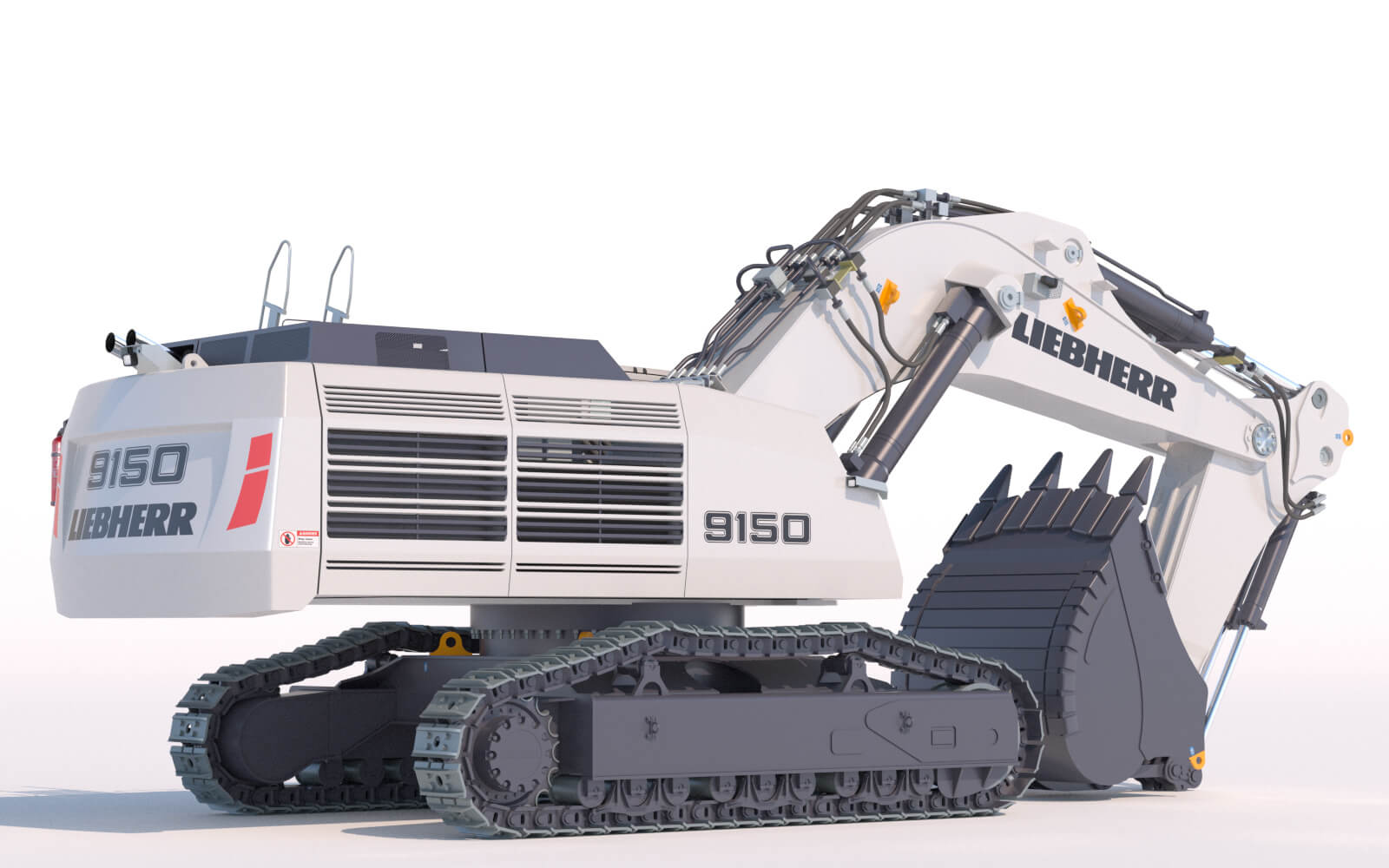 Liebherr R9150 Excavator - 3D Model by ArqArt