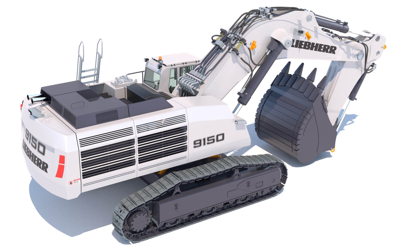 Liebherr R9150 Excavator - 3D Model by ArqArt