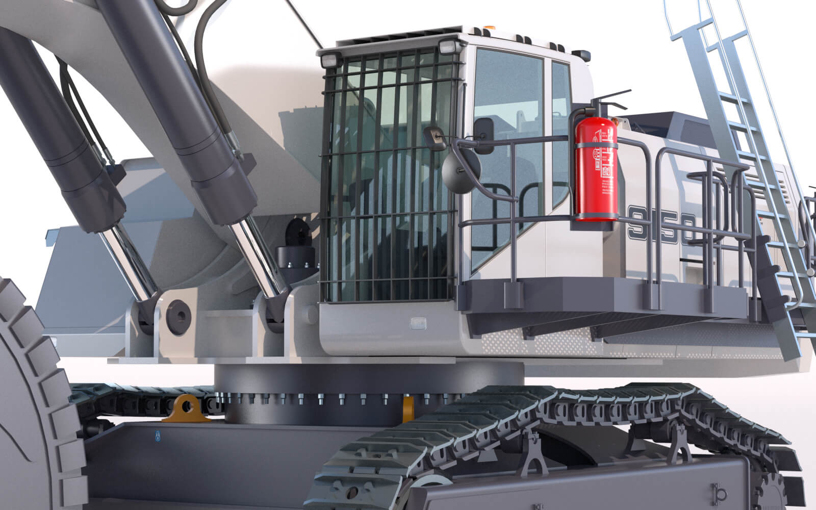 Liebherr R9150 Excavator - 3D Model by ArqArt