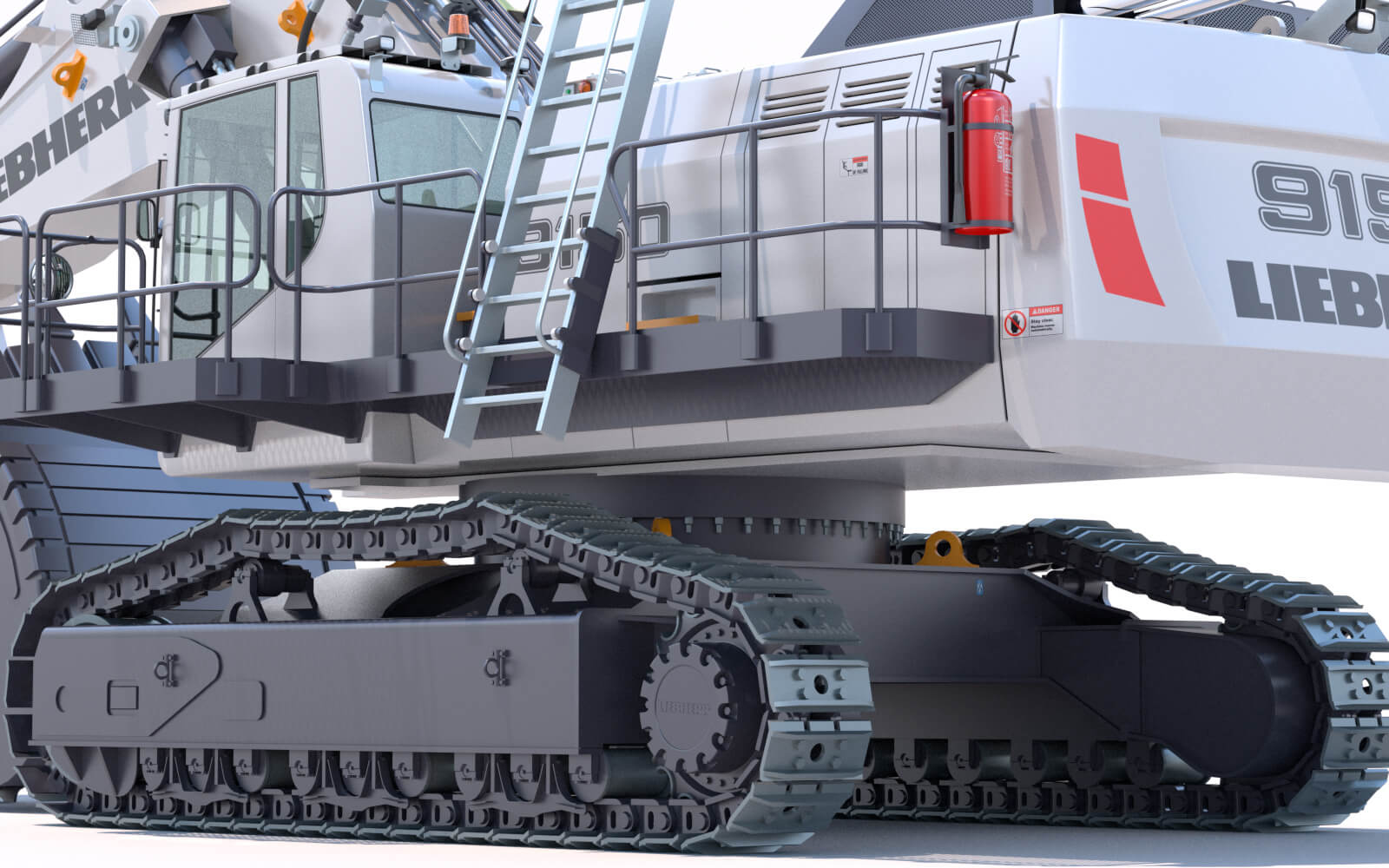 Liebherr R9150 Excavator - 3D Model by ArqArt