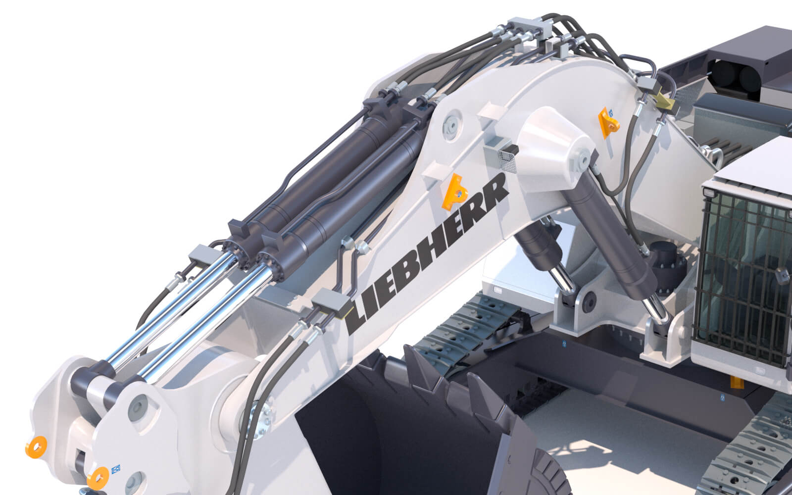 Liebherr R9150 Excavator - 3D Model by ArqArt