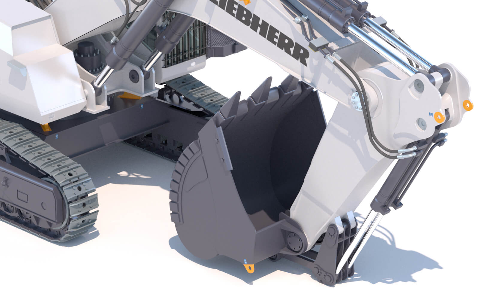 Liebherr R9150 Excavator - 3D Model by ArqArt