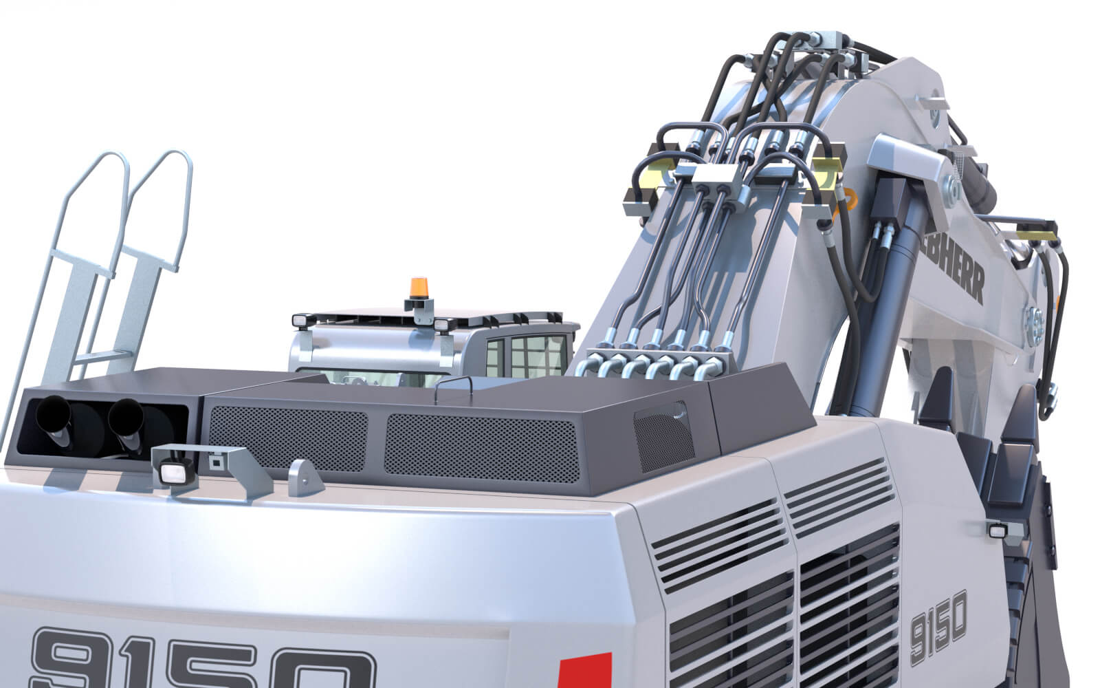 Liebherr R9150 Excavator - 3D Model by ArqArt