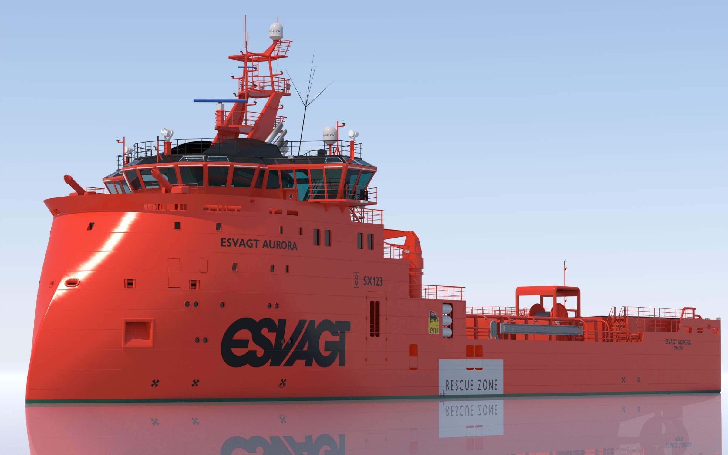 Fast Rescue Vessel Esvagt Aurora - 3D Model by ArqArt