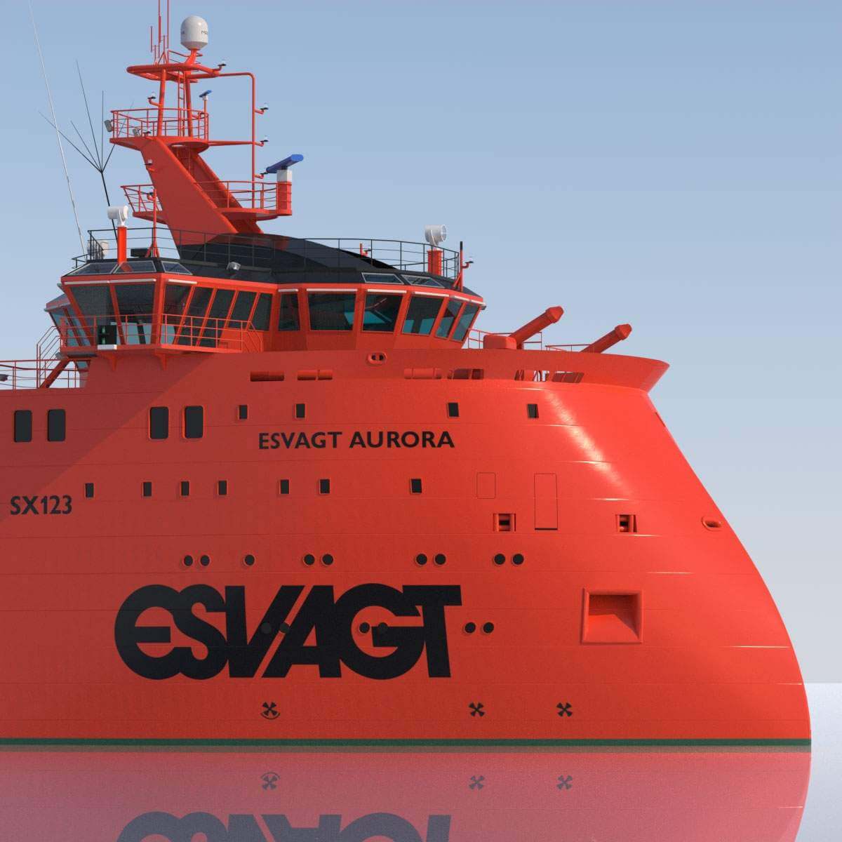 Fast Rescue Vessel Esvagt Aurora - 3D Model by ArqArt