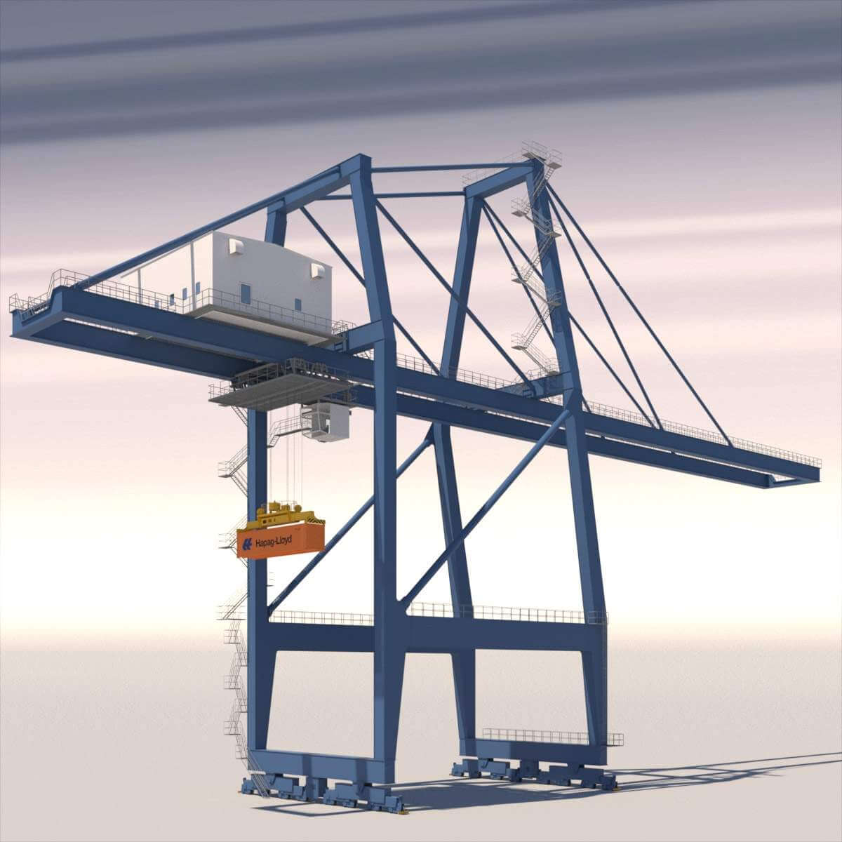 Harbour Crane - 3D Model by ArqArt