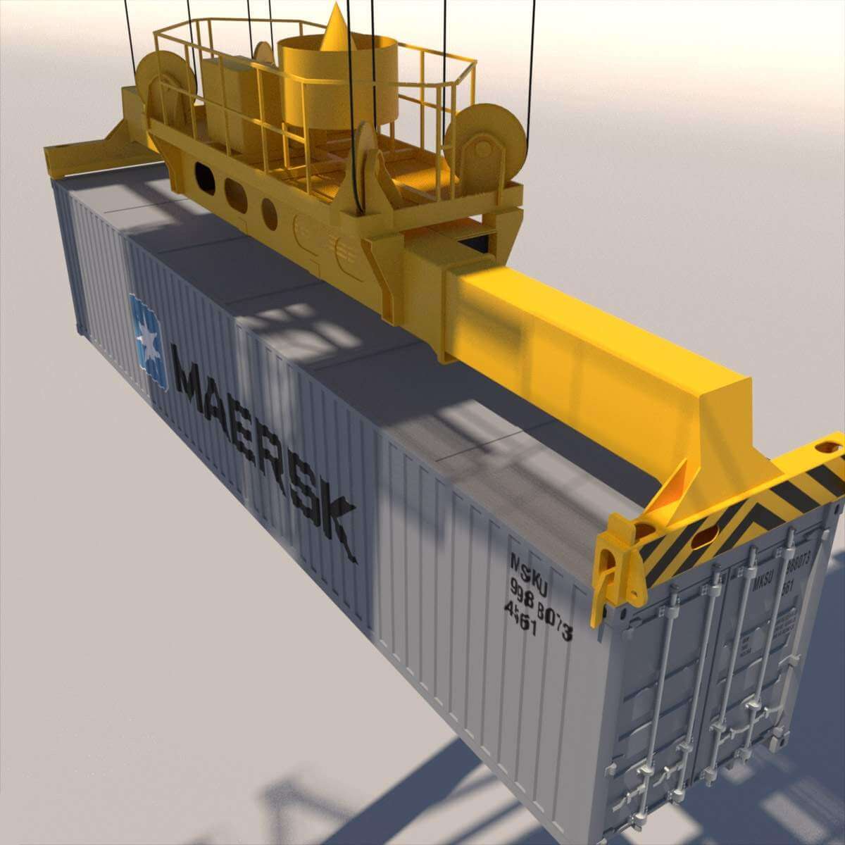 Harbour Crane - 3D Model by ArqArt
