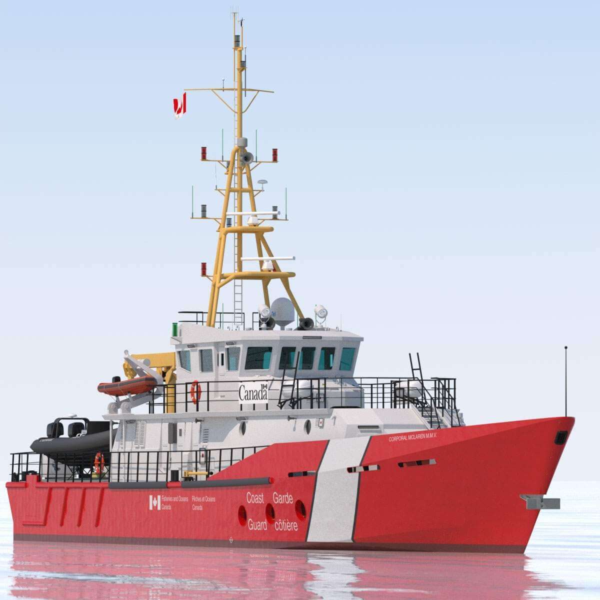 Hero Class Canadian Coast Guard Vessel - 3D Model by ArqArt