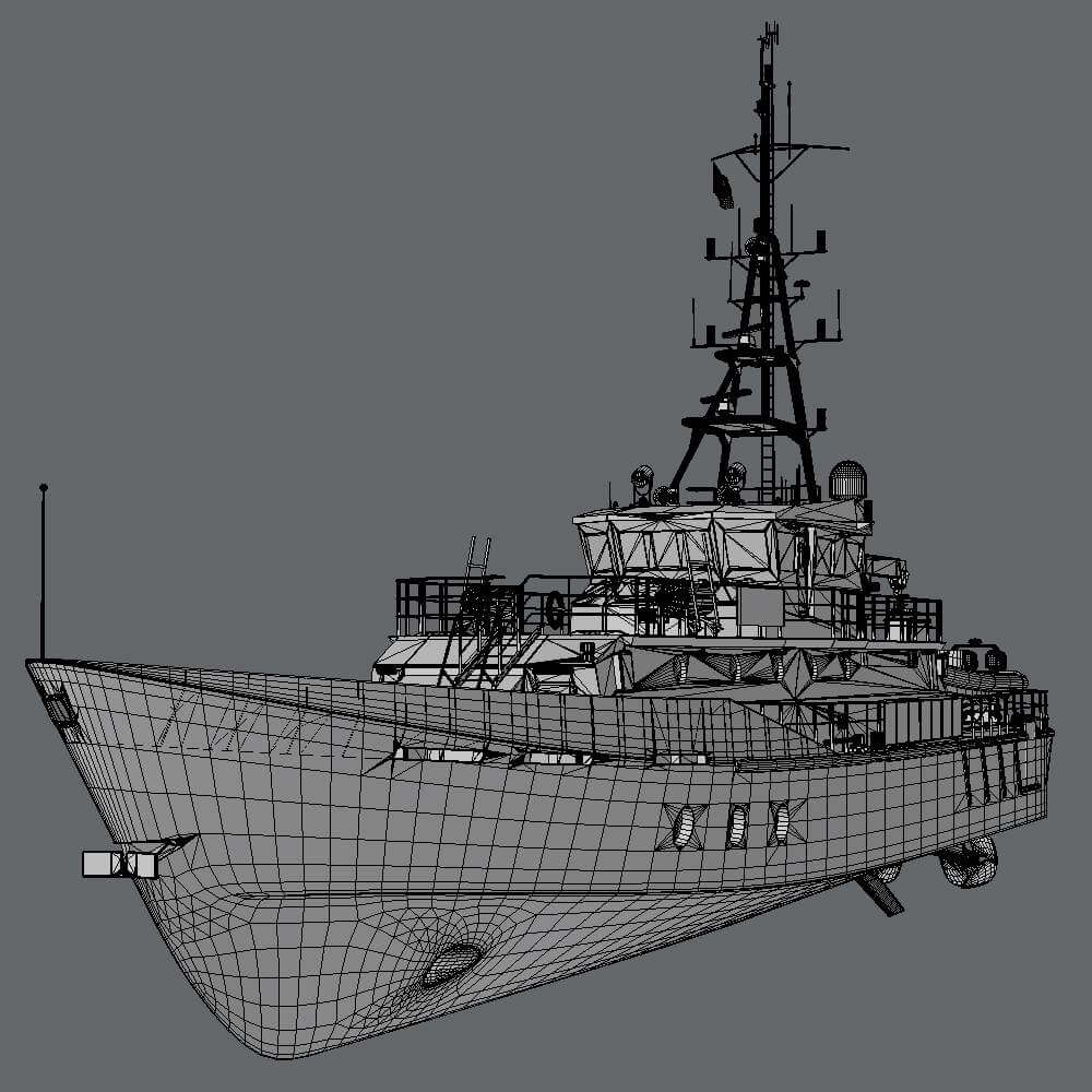 Hero Class Canadian Coast Guard Vessel - 3D Model by ArqArt