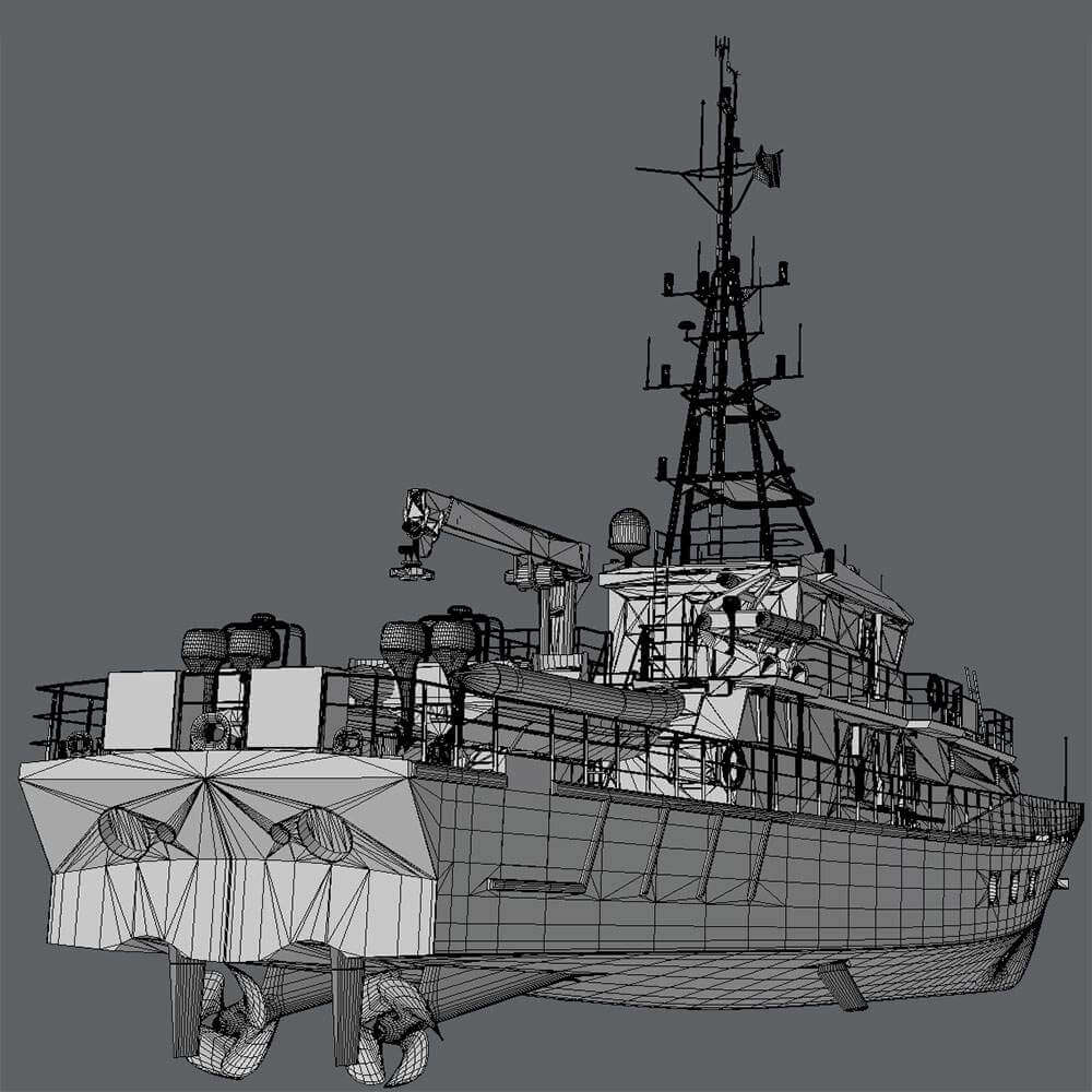 Hero Class Canadian Coast Guard Vessel - 3D Model by ArqArt