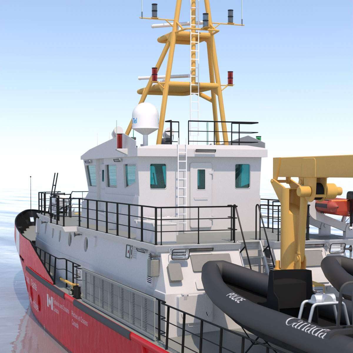 Hero Class Canadian Coast Guard Vessel - 3D Model by ArqArt