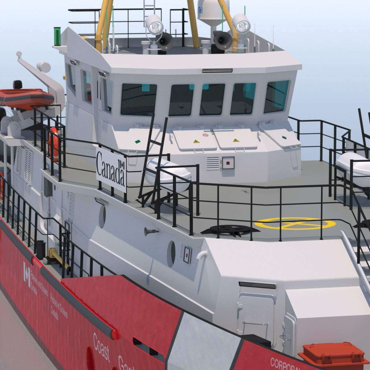 Hero Class Canadian Coast Guard Vessel - 3D Model by ArqArt