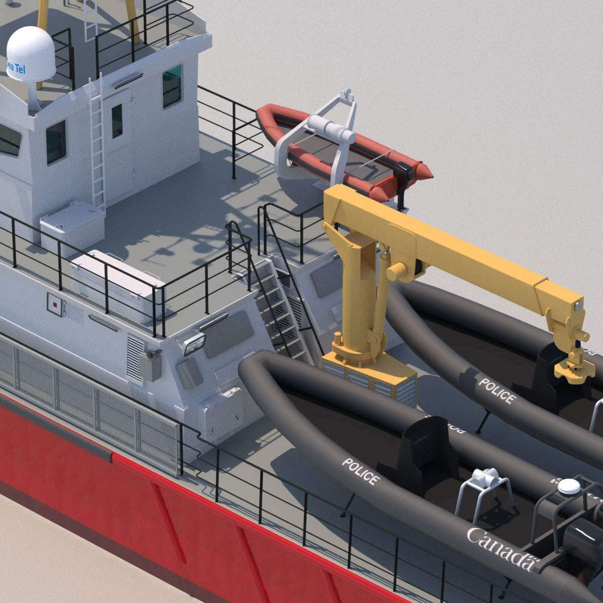 Hero Class Canadian Coast Guard Vessel - 3D Model by ArqArt