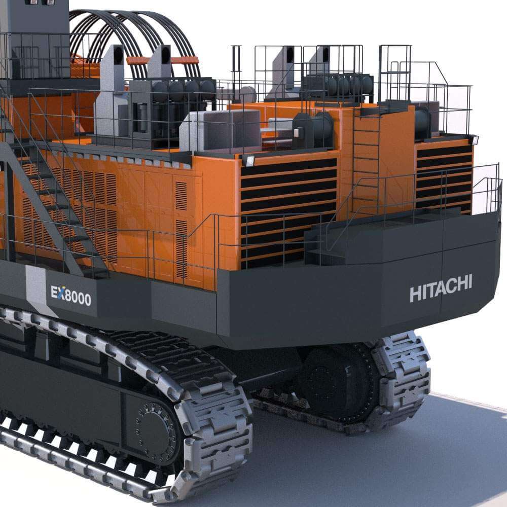 Hitachi Ex8000 - 3D Model by ArqArt