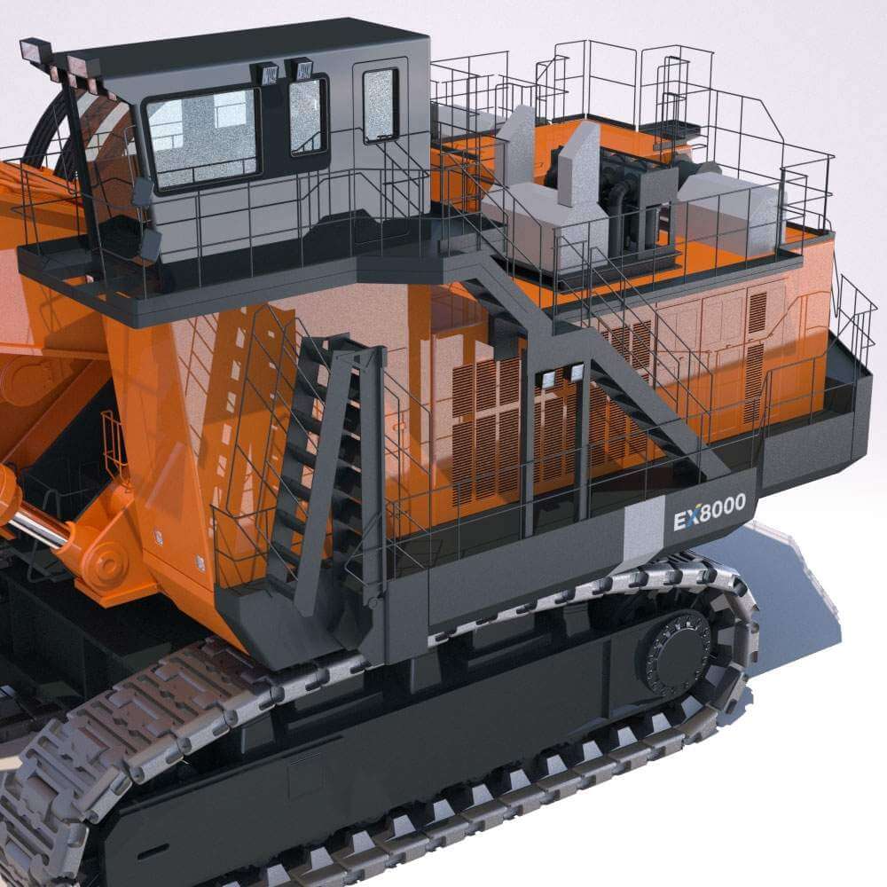 Hitachi Ex8000 - 3D Model by ArqArt