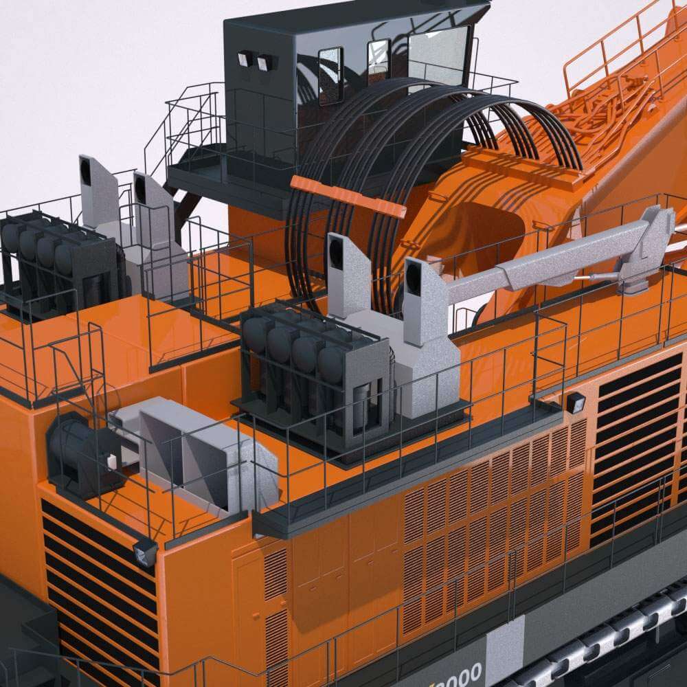 Hitachi Ex8000 - 3D Model by ArqArt