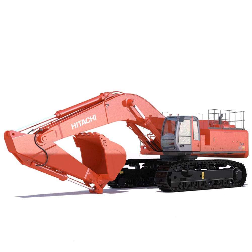 Hitachi Zaxis 800 - 3D Model by ArqArt