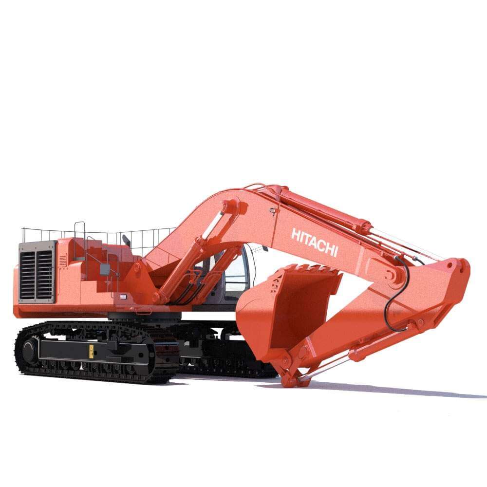 Hitachi Zaxis 800 - 3D Model by ArqArt