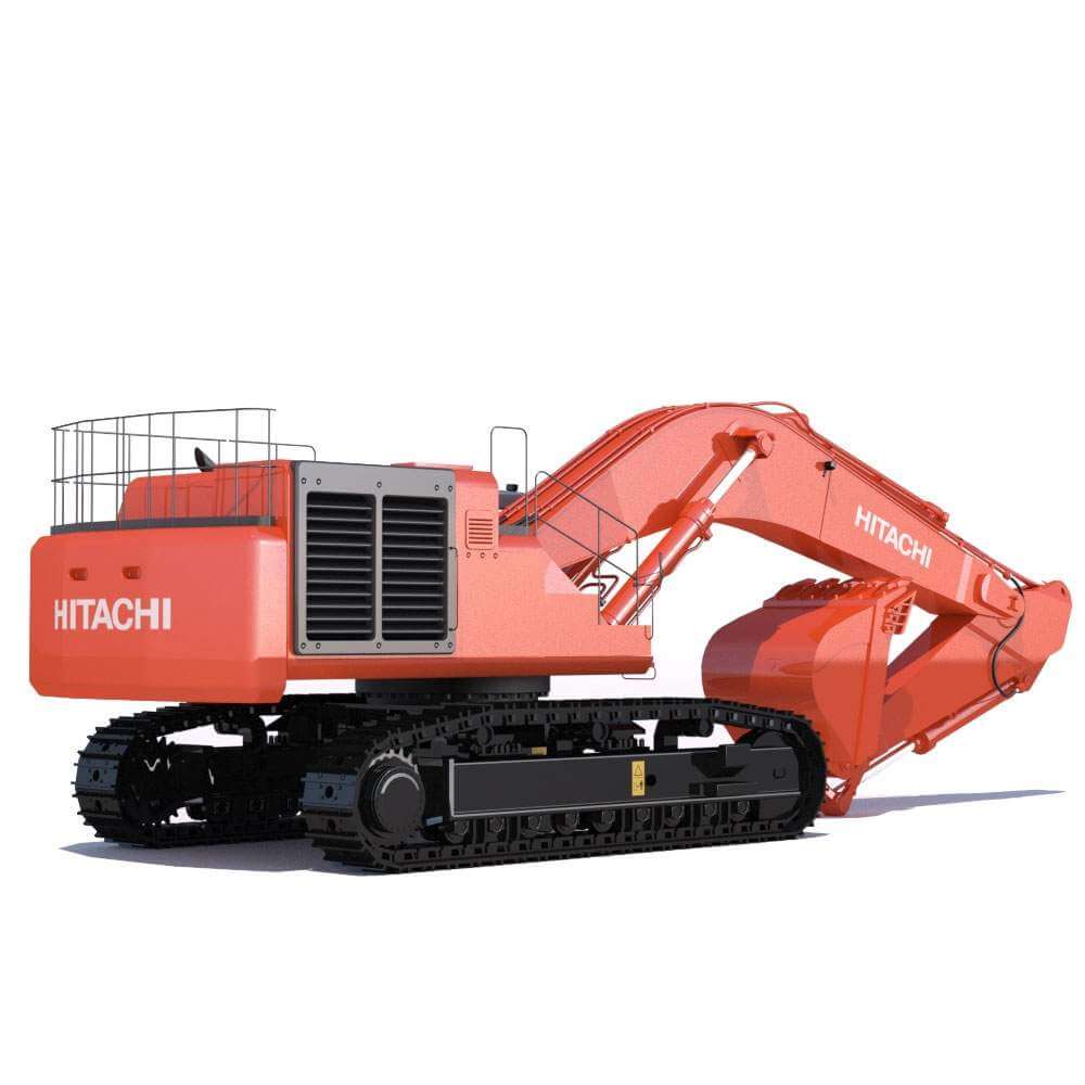 Hitachi Zaxis 800 - 3D Model by ArqArt